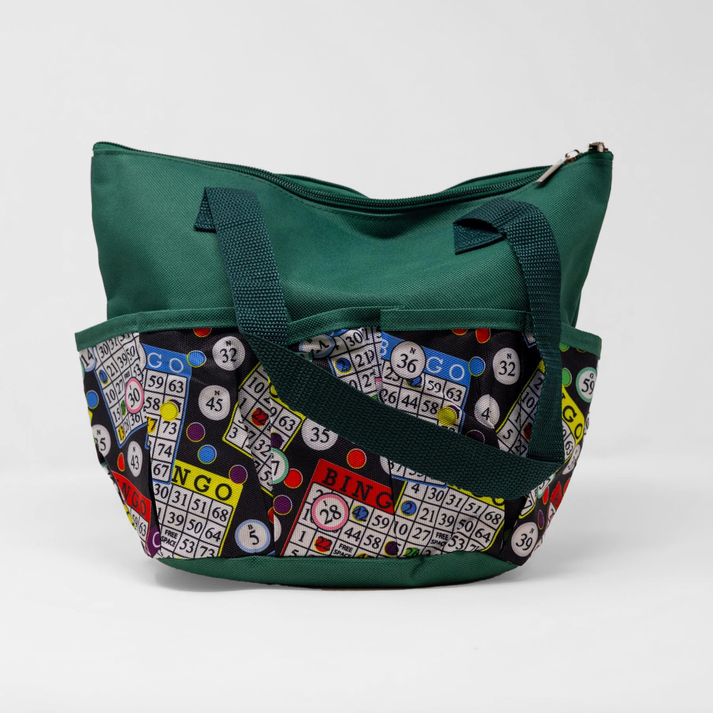 10 Pocket Bingo Balls & Cards Cloth Bag - Dark Green | Bags | Bingo Pr ...